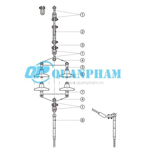 Double Tension String for ACSR, AAC - 120KN | Quan Pham